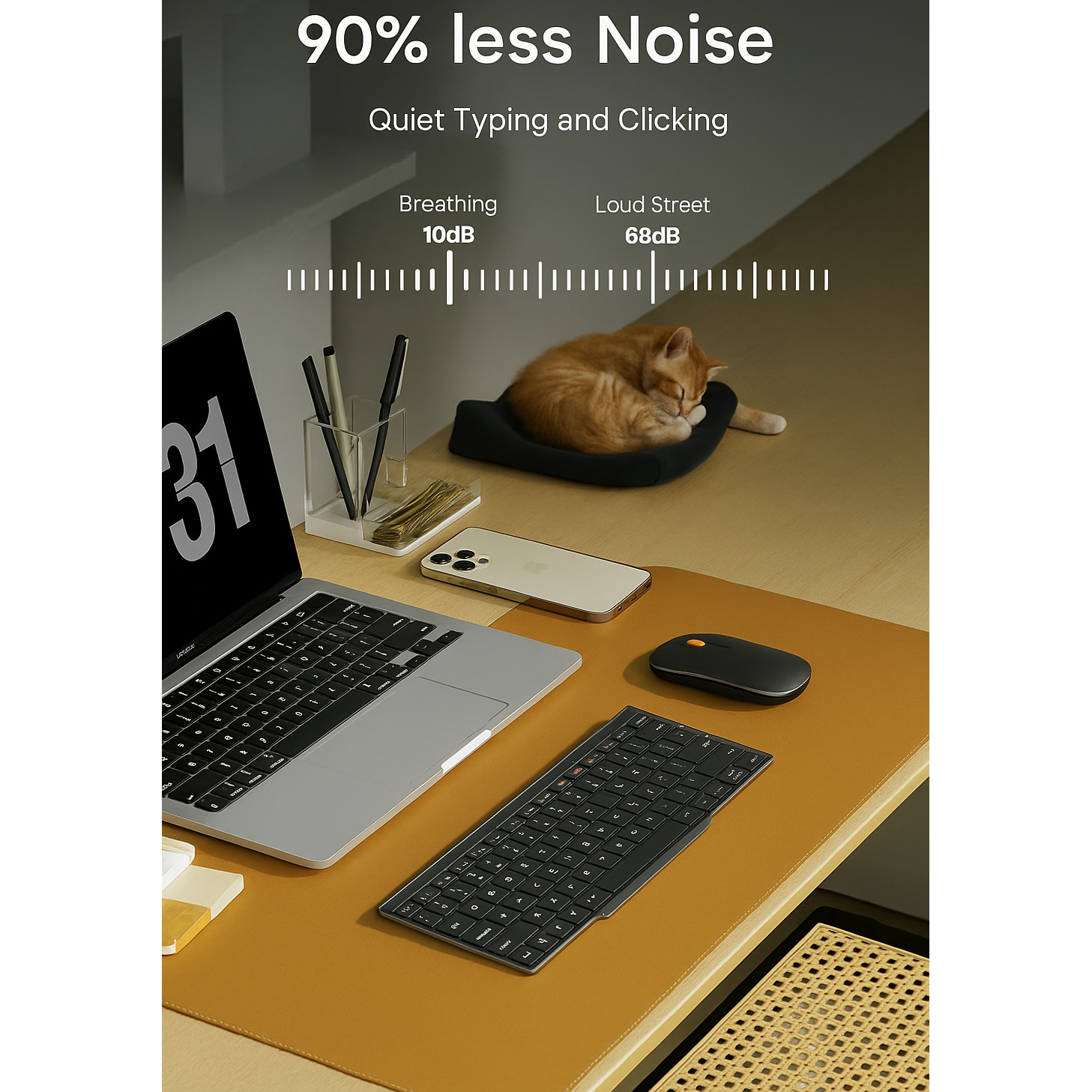 Set Tastatura si Mouse ProtoArc XKM01, Wireless, Pliabil, Bluetooth ...