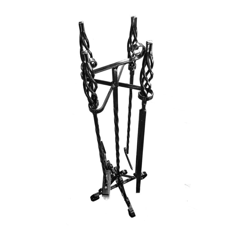 Set 4 Accesorii Semineu cu Suport - eMAG.ro