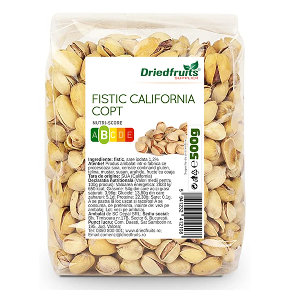 Fistic copt si sarat 500g - eMAG.ro