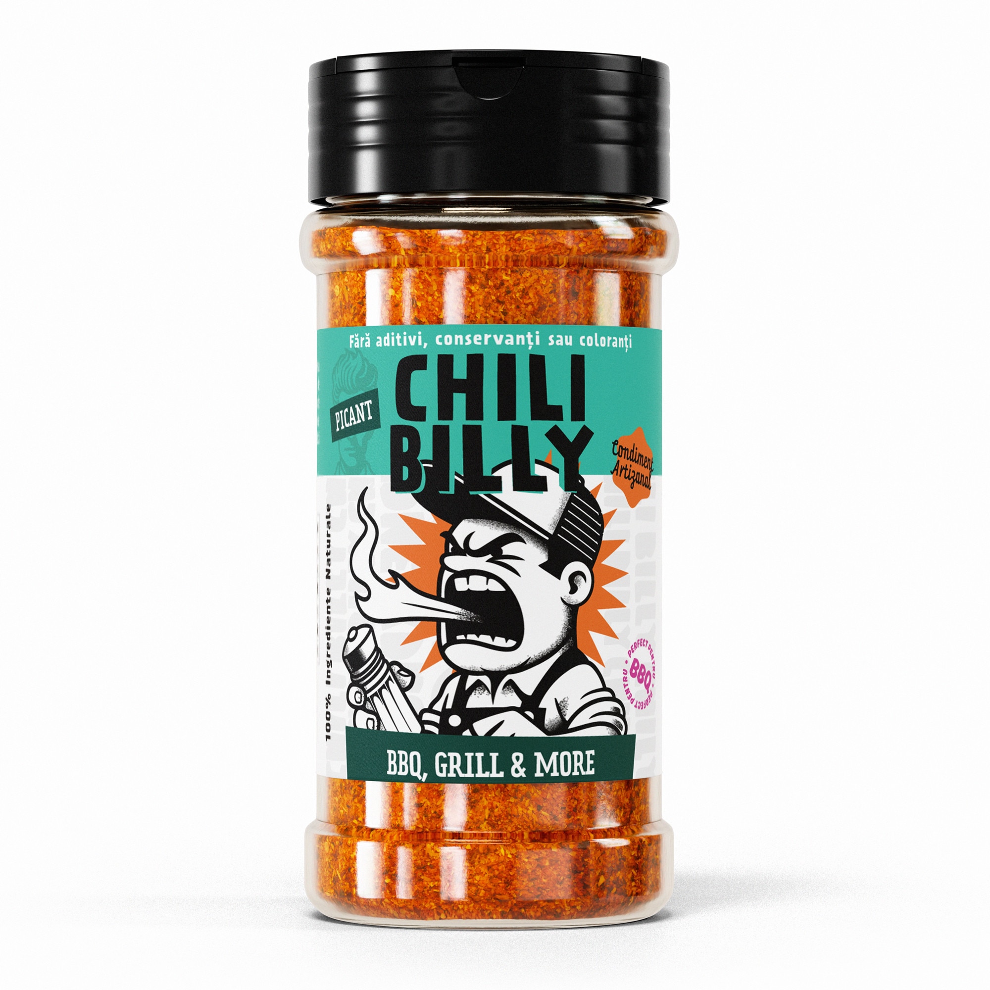 Condiment Grill Picant Chili Billy 150g – Mix iute pentru carne de porc ...
