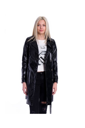 Geaca lunga neagra Guess, 42 EU - eMAG.ro