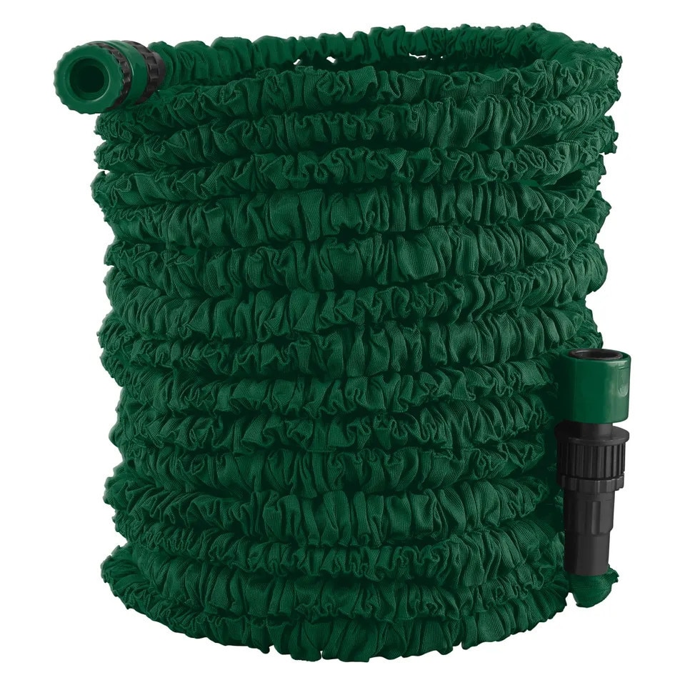 Furtun flexibil de gradina, usor si compact, cu set complet de ...