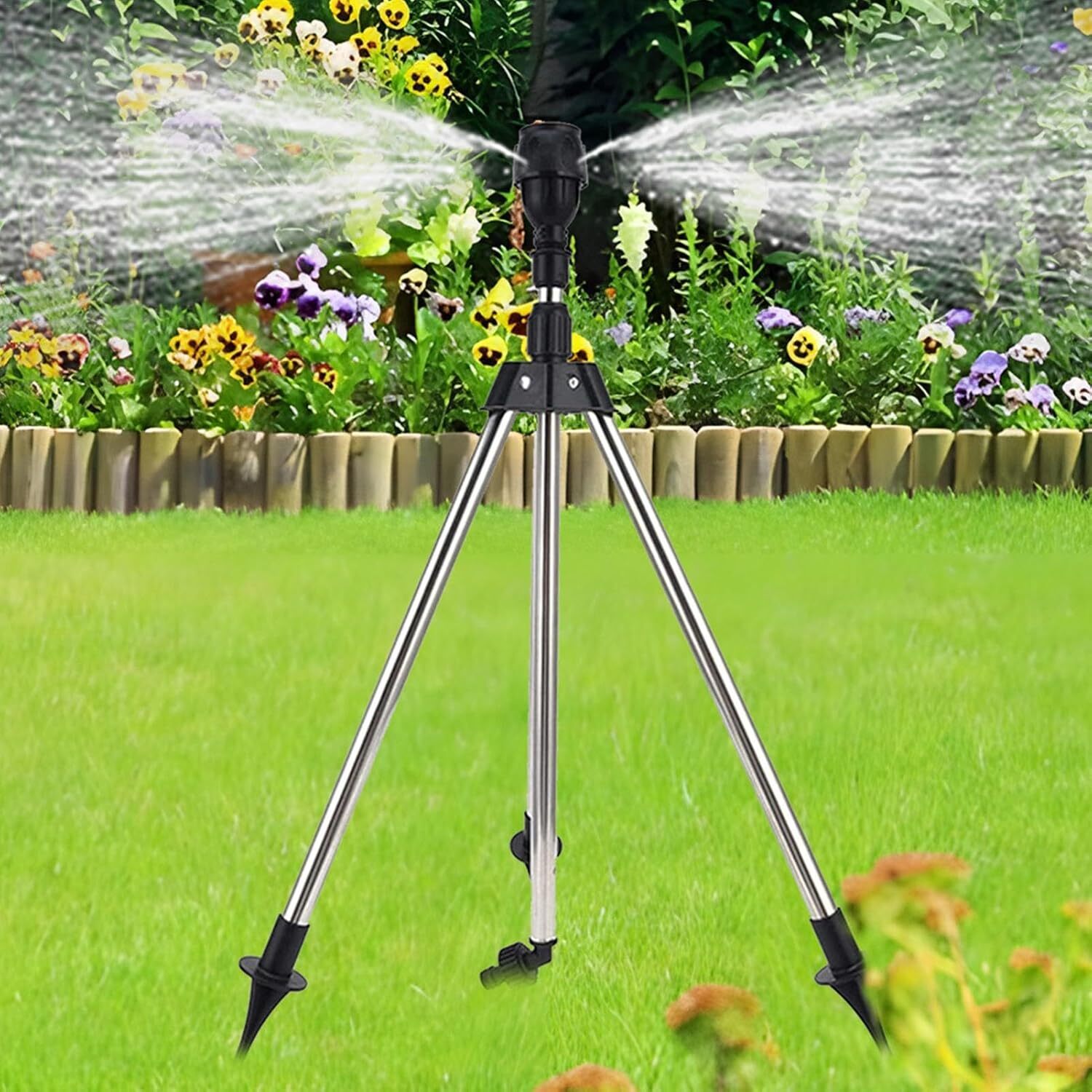 Aspersor rotativ, Mormark, HYDRASPRINK, cu trepied, economisire apă ...