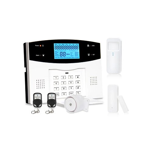 Kit sistem de alarma de securitate cu senzor de miscare PIR, functie ...