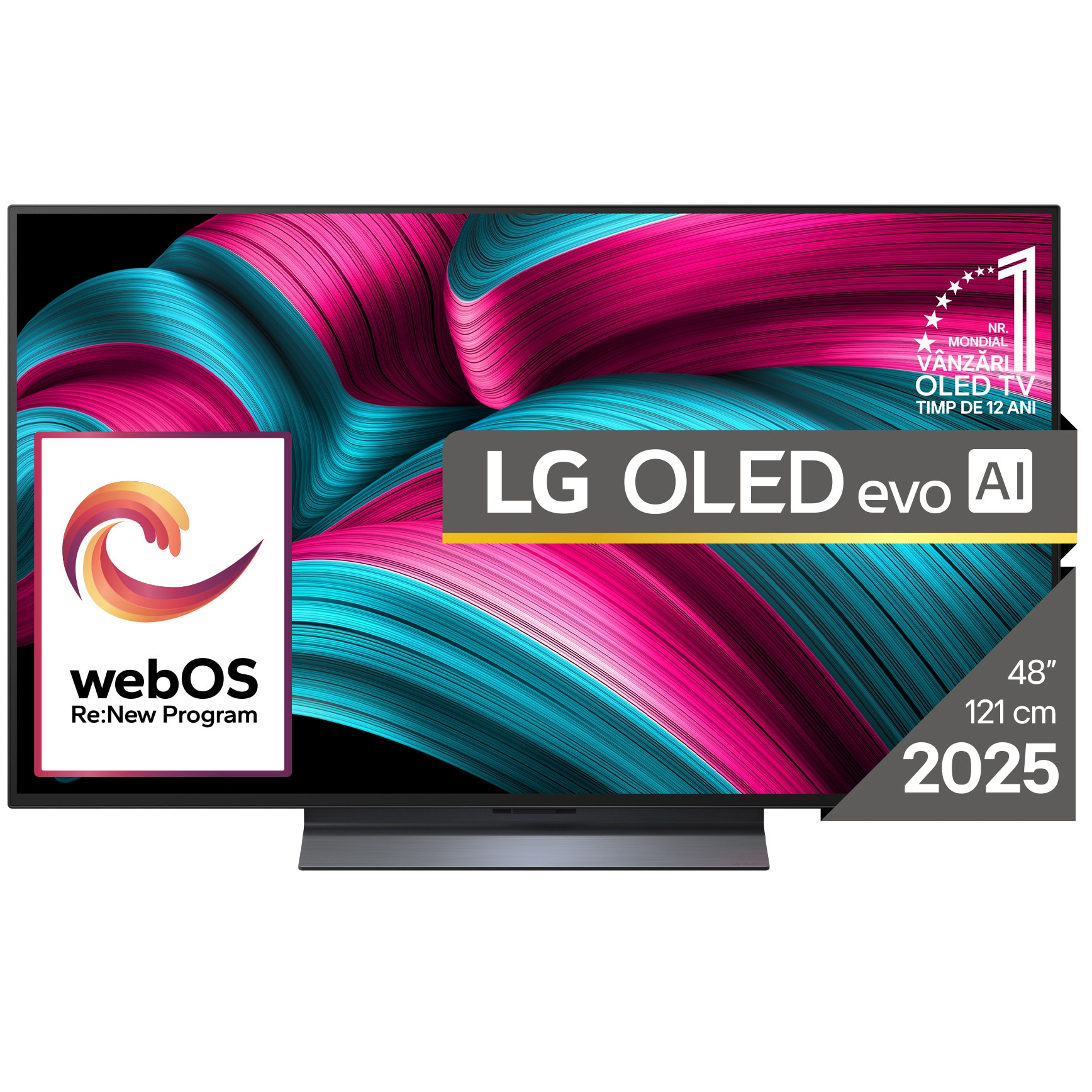 Телевизор LG OLED evo 48C52LA, 48" (121 см), Smart, 4K Ultra HD, 100 Hz ...