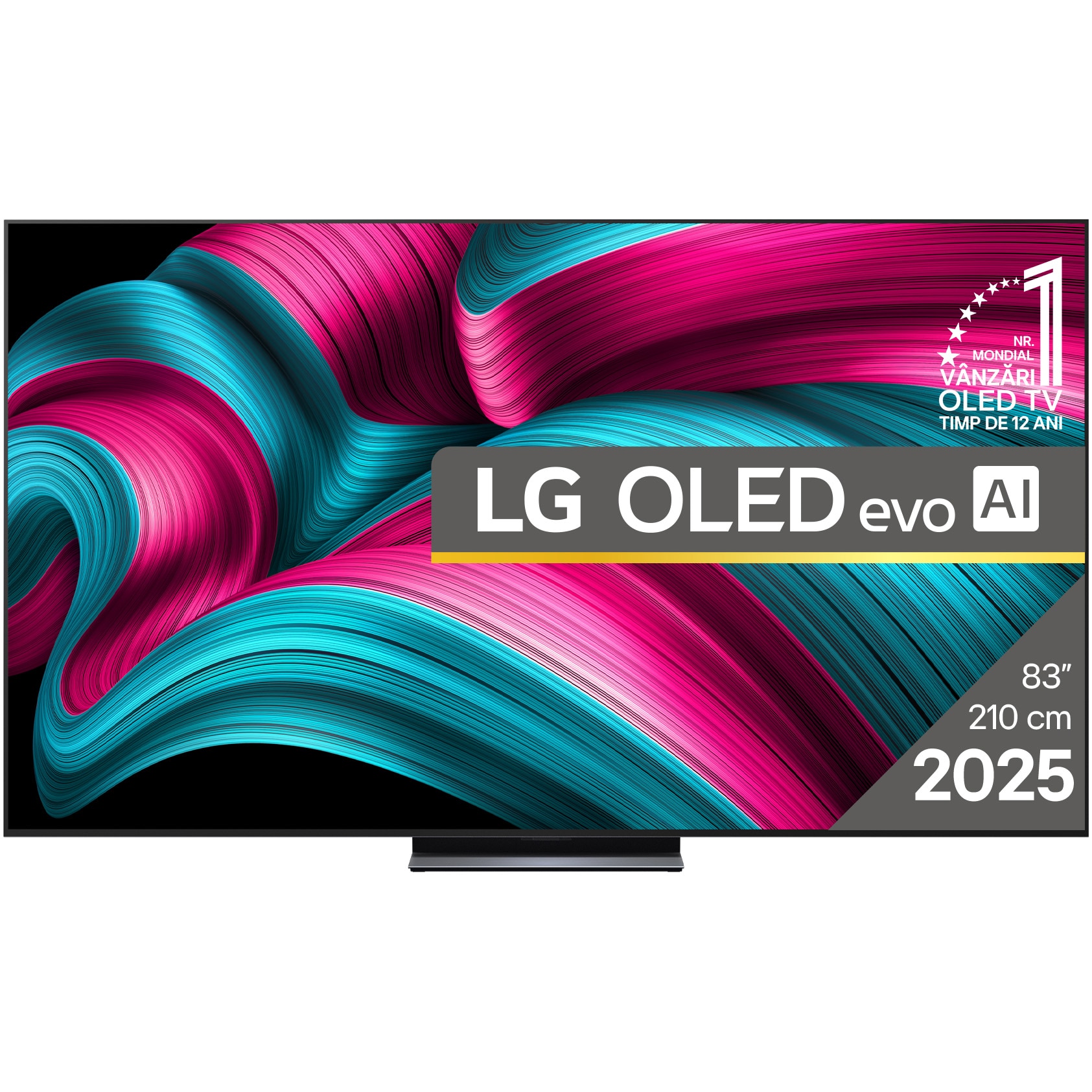 Televizor LG OLED evo 83C51LA, 210 cm, Smart, 4K Ultra HD, 100 Hz ...