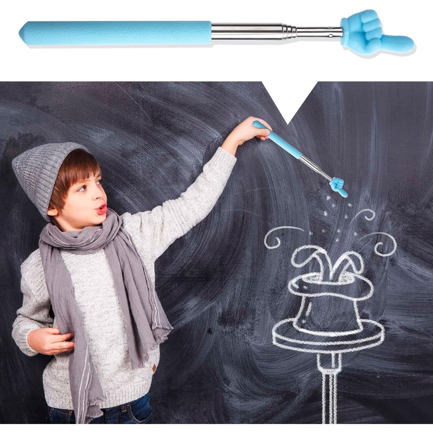 Pointer Extensibil UPGRADAT - 21-68cm - Ideal Aratator pentru Scoala ...