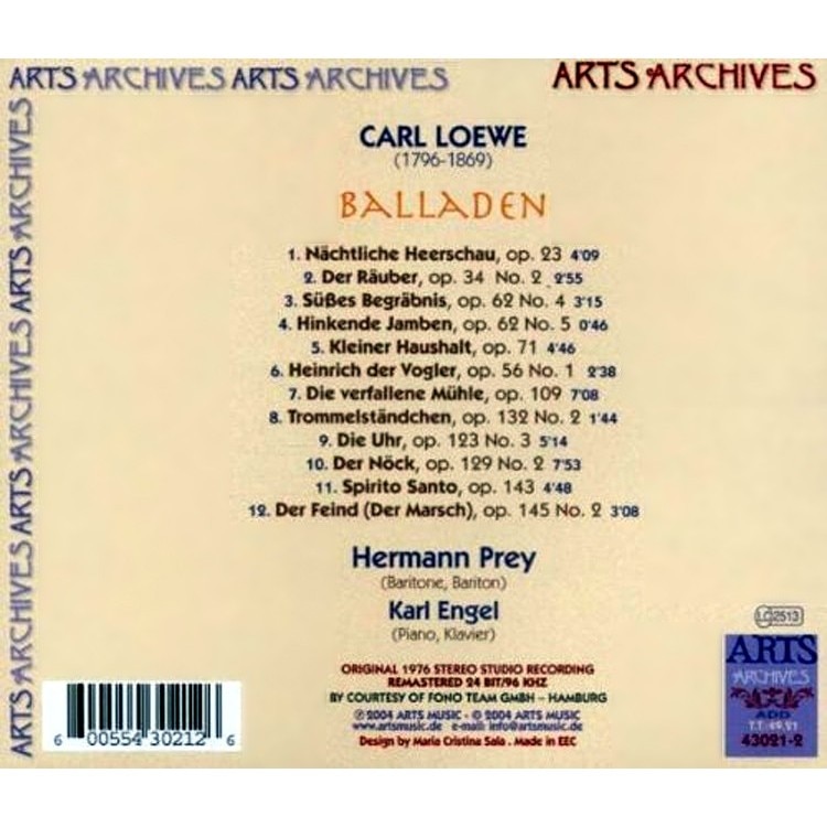 Carl Loewe - Balladen - CD - eMAG.ro