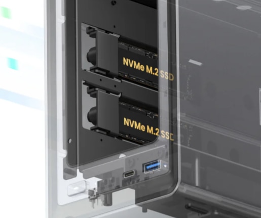 Network Attached Storage UGREEN NASync DXP2800 cu procesor Intel N100 ...