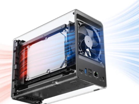 Network Attached Storage UGREEN NASync DXP2800 cu procesor Intel N100 ...