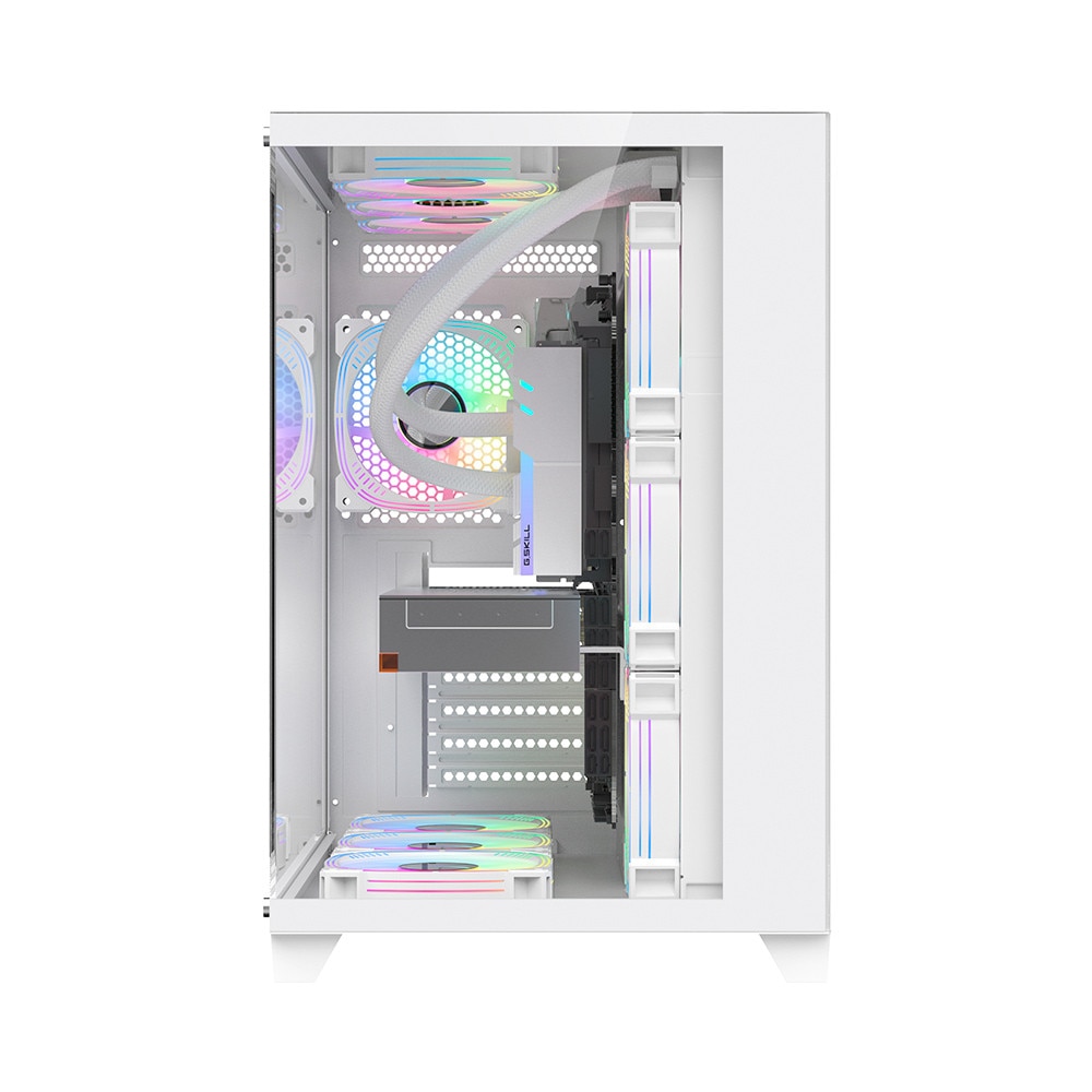 Carcasa 1STPLAYER Gaming MV8 ATX, 7 ventilatoare ARGB, telecomanda ...