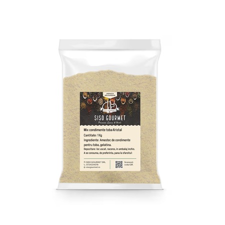 Mix condimente cu gelatina pentru Toba de casa, 1 kg, Siso Gourmet ...