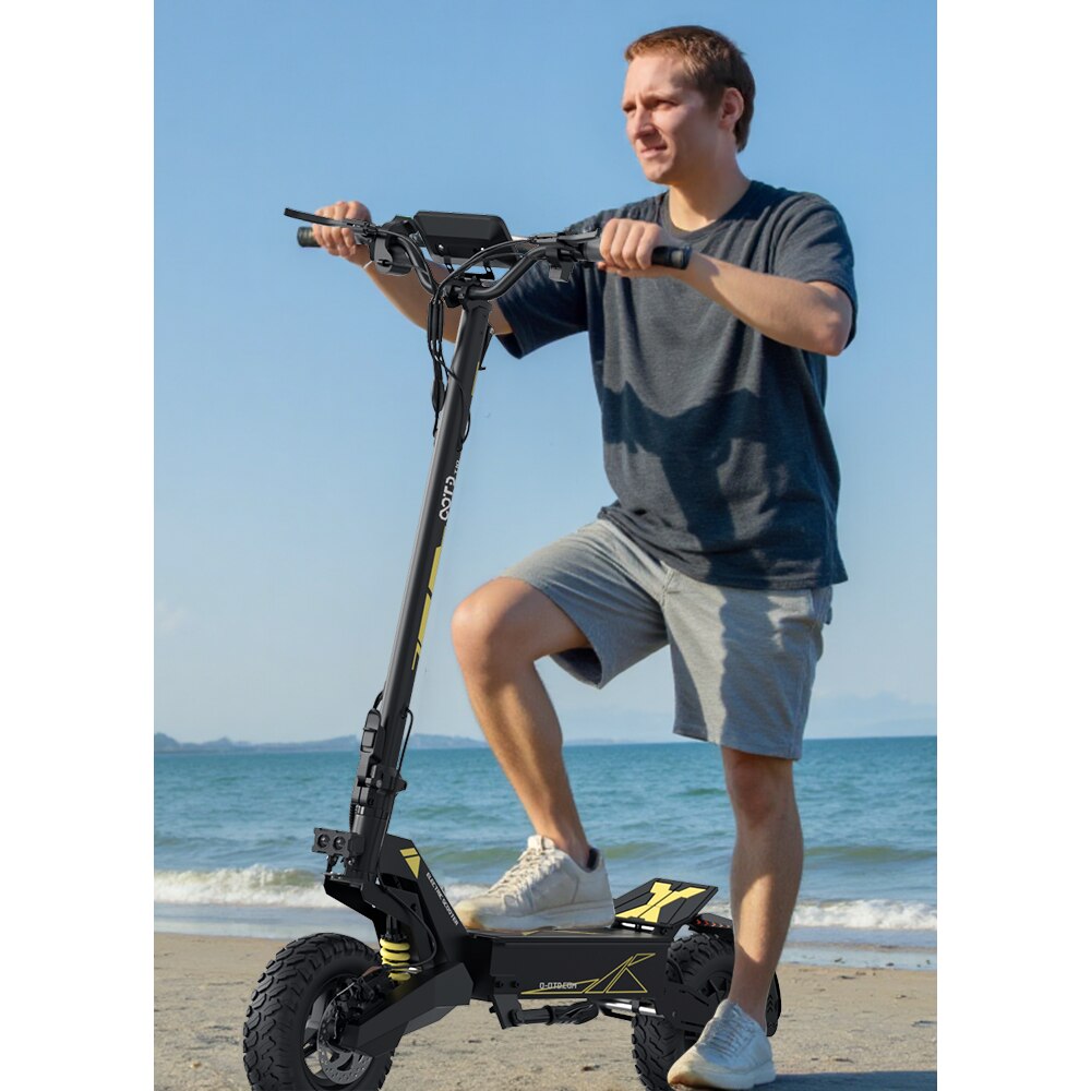 Trotineta electrica OOTD T10, viteza maxima de 50 km/h, distanta maxima ...