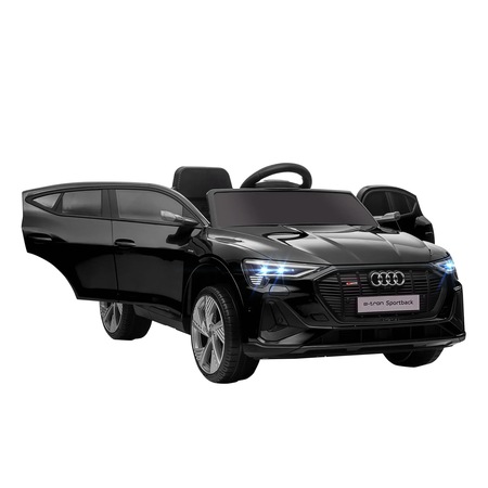 Elektromos gyerek autó, 12V, 3-5 km/h, távirányítós, fekete, 108x60x47 ...