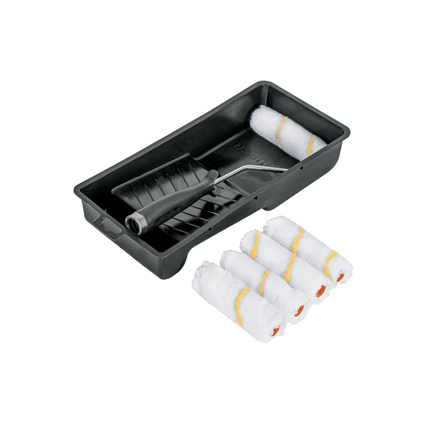 Set trafalet mini profesional, 10 cm, tava si 4 role rezerva, Truper ...