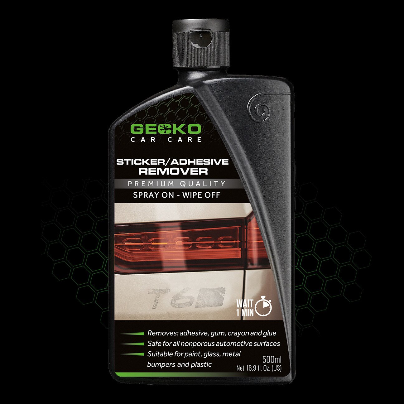 Solutie dizolvat lipici GECKO Sticker Adhesive Remover, curata urme ...