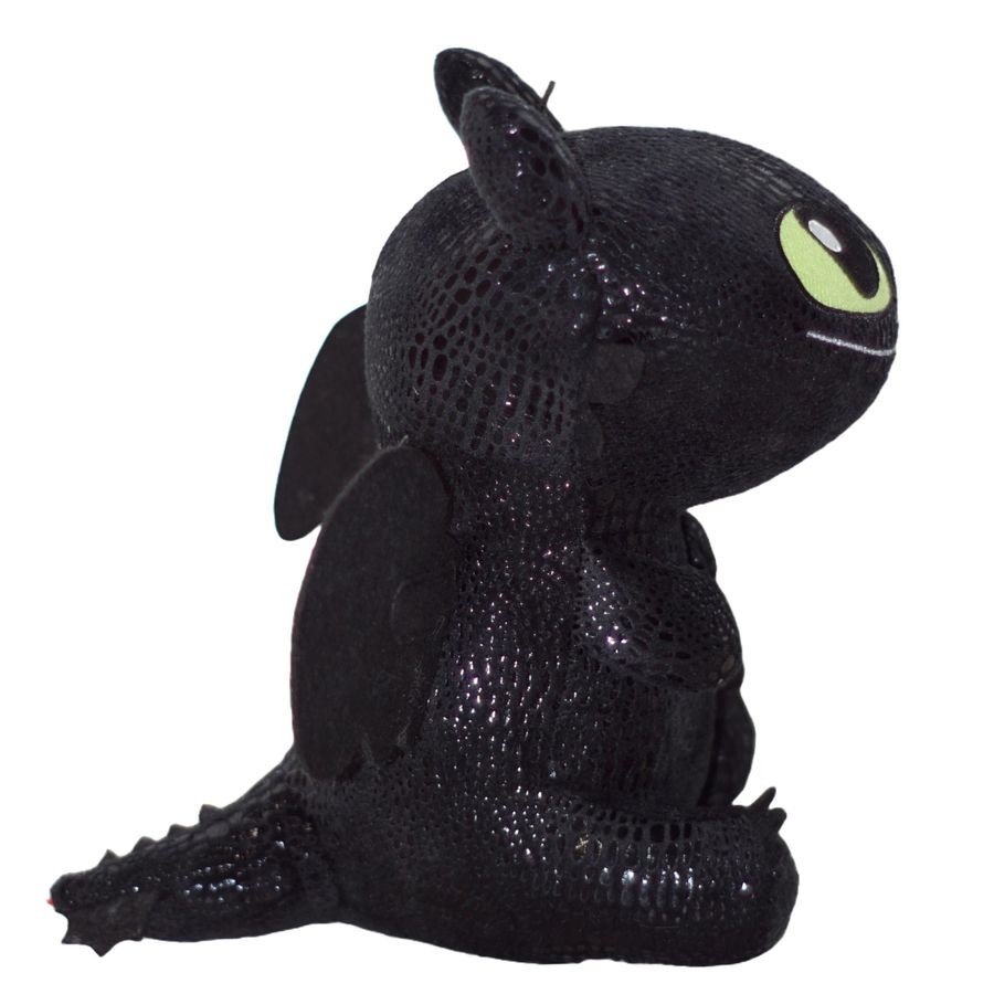 Jucarie din plus, Dragonul Toothless, Furia Noptii, 22CM si 2 etichete ...
