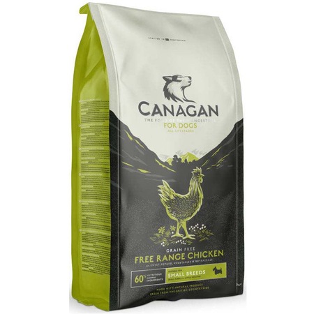 Hrana uscata pentru caini, Canagan, Grain Free Small Breed, cu pui, 6 ...