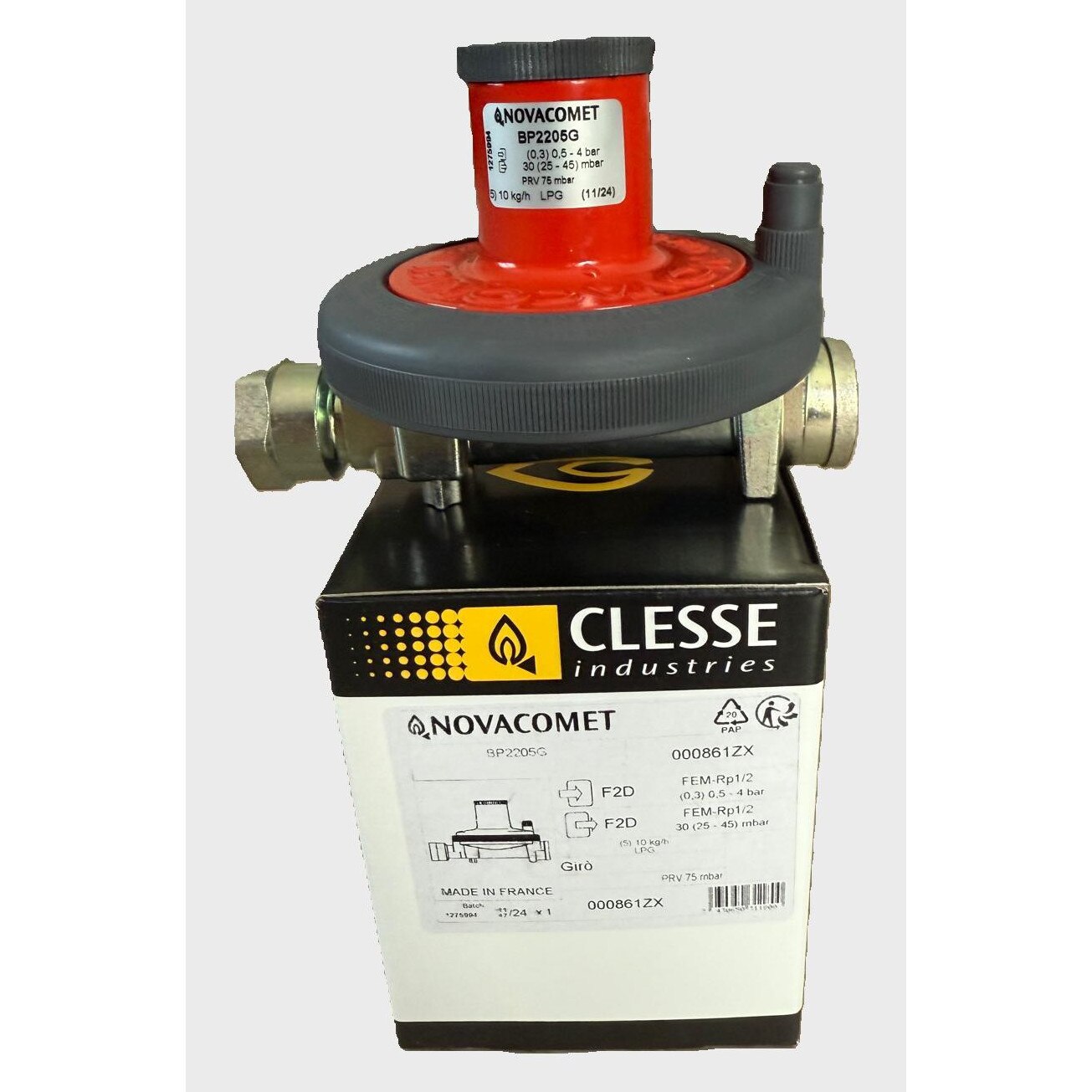 Regulator GPL joasa presiune 10 kg/h NOVACOMET - eMAG.ro