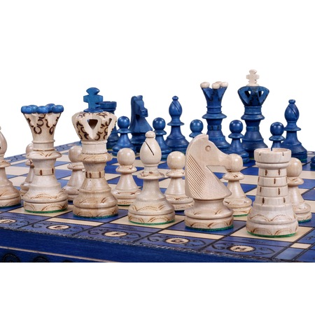 Set sah Ambasador, Sunrise Chess & Games, lemn de jawor si frasin ...