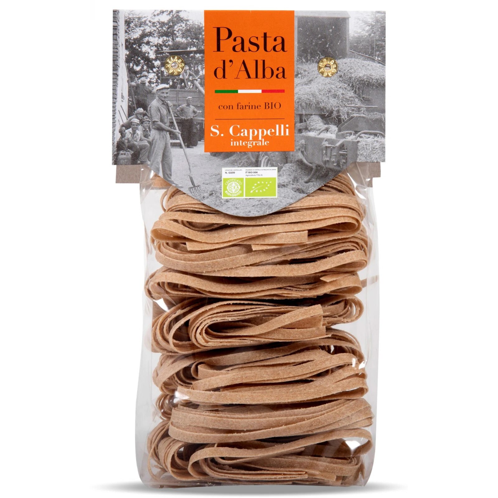 Paste integrale tagliatelle BIO din grau dur Pasta d'Alba, 250g - eMAG.ro