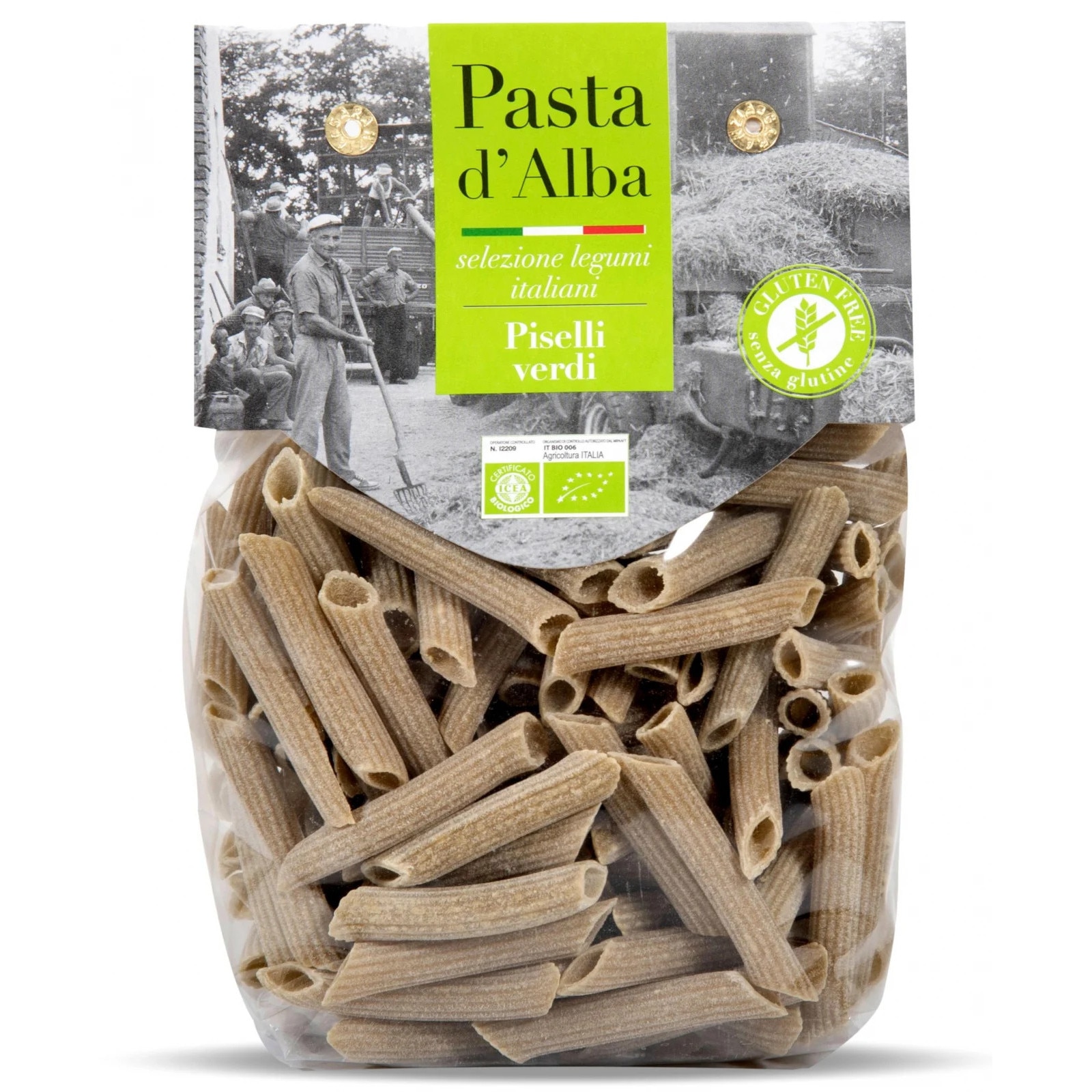 Paste penne BIO fara gluten, din mazare Pasta d'Alba, 250g - eMAG.ro