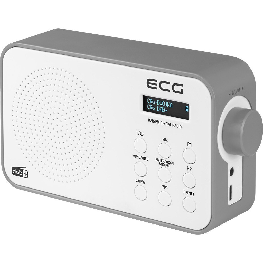 ECG RD 110 DAB White DAB+/FM rádió - eMAG.hu