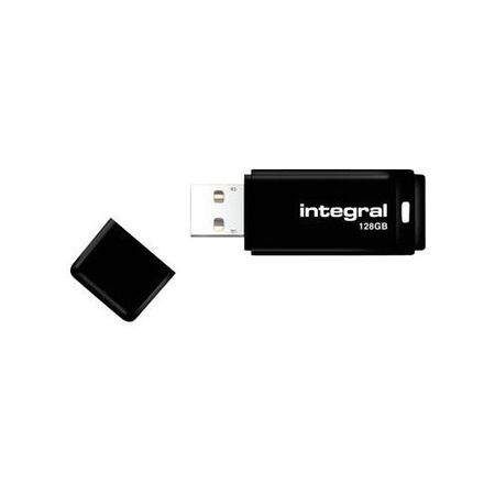 Integral Flashdrive Black 128GB USB 2.0 with removable cap - eMAG.hu