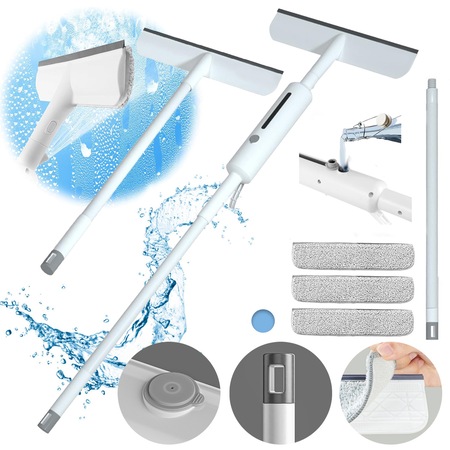 Stergator de Geamuri 3 in 1, Puepoul, cu Pulverizator, Rezervor 80 ml ...