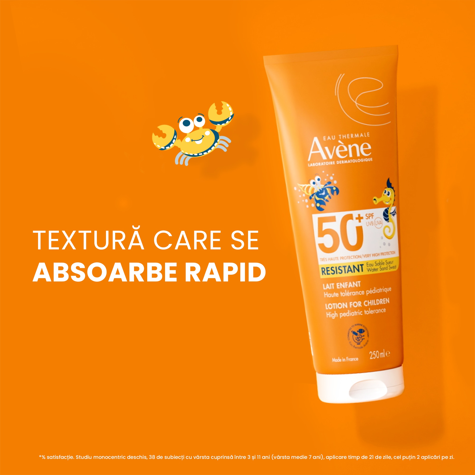 Lotiune cu protectie solara pentru copii SPF50+ Avene, 250 ml - eMAG.ro