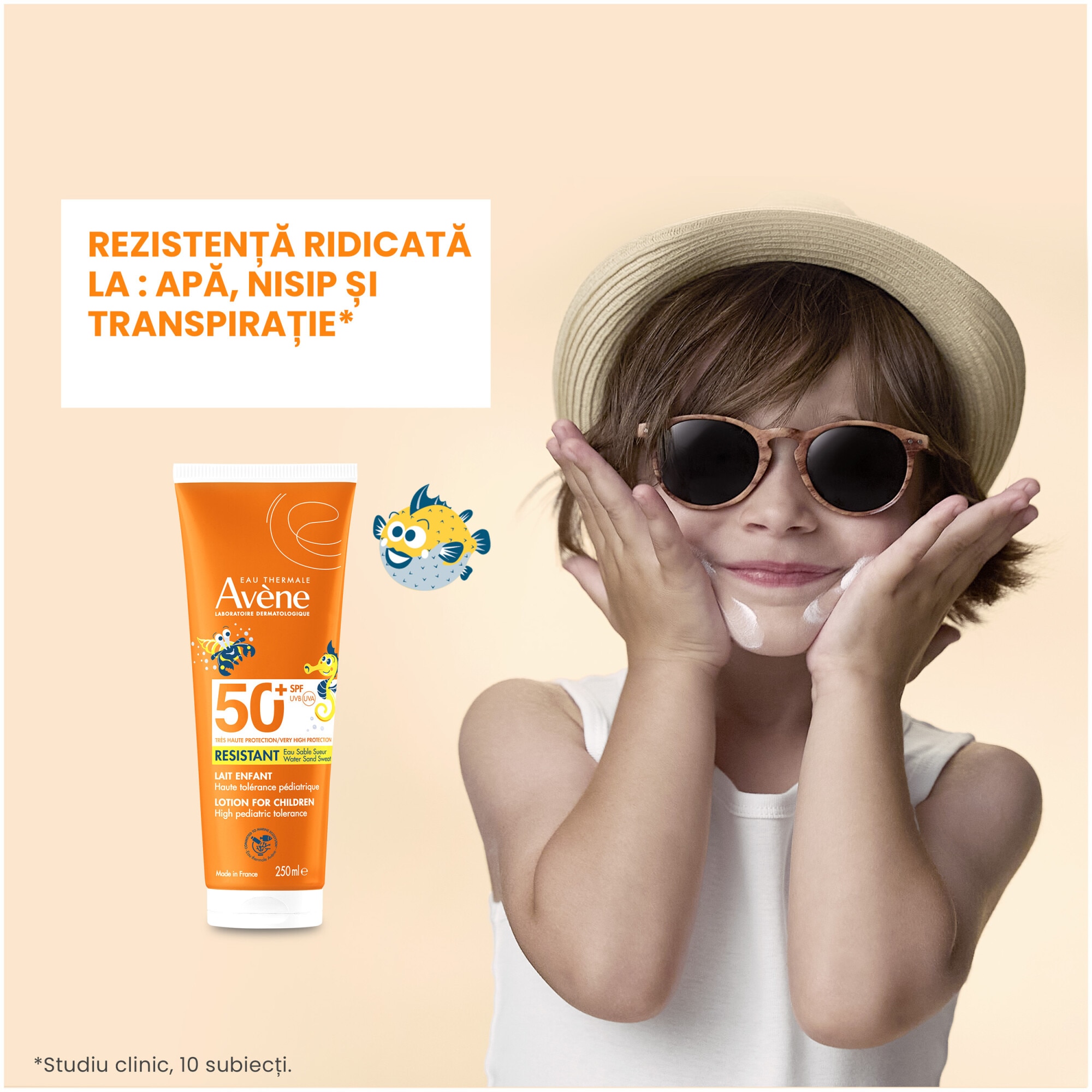 Lotiune cu protectie solara pentru copii SPF50+ Avene, 250 ml - eMAG.ro
