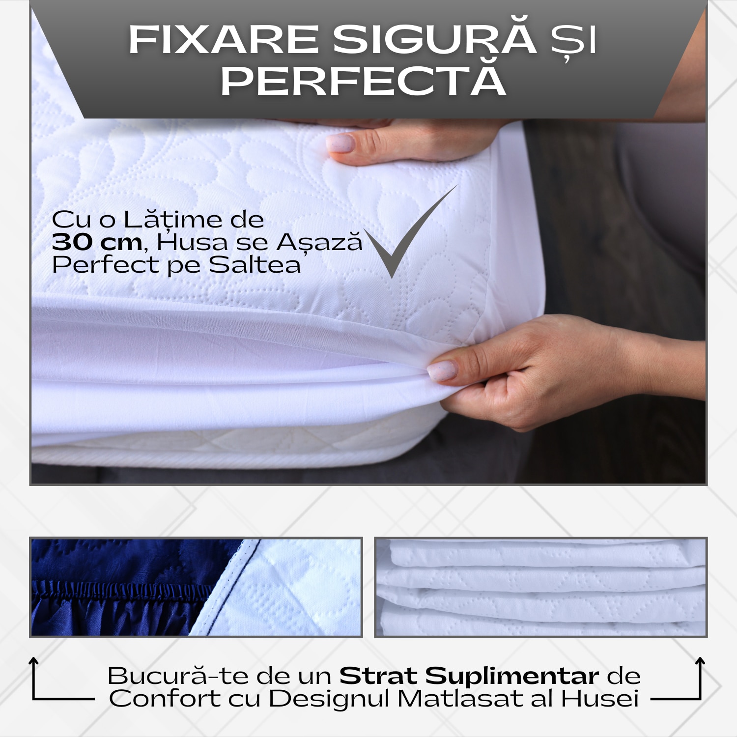 Husa Impermeabila pentru Saltea, Cearsaf Impermeabil, Protectie Saltea ...