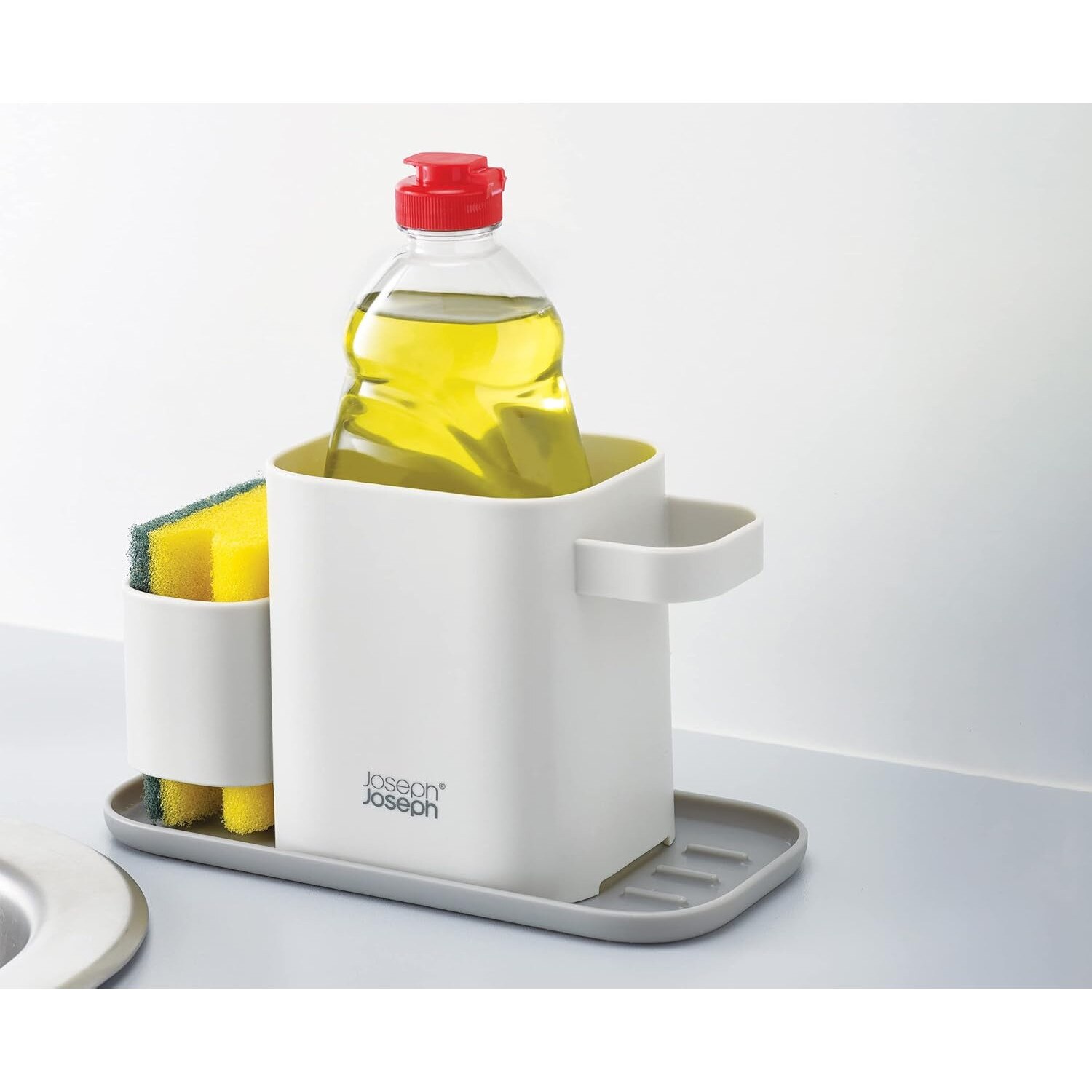 Organizator pentru chiuveta Joseph Joseph Duo cu suport pentru burete ...