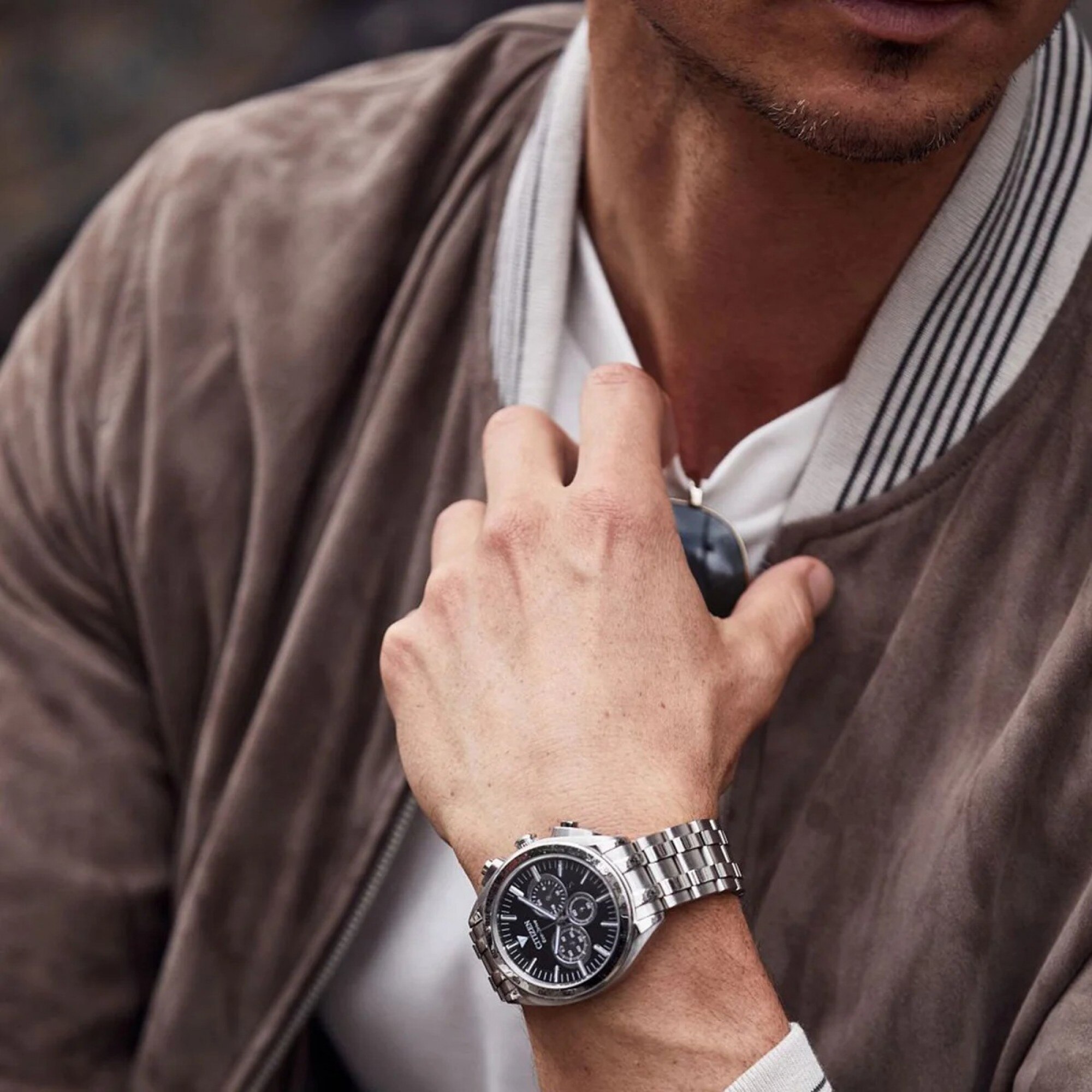 Ceas Barbati, Citizen, Carson CA4540-54E - eMAG.ro