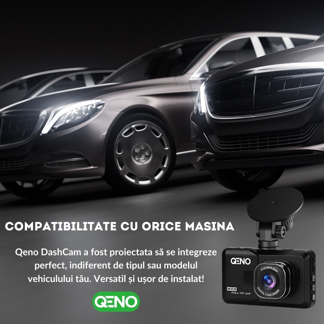 Camera Auto DVR Qeno® OneView, Camera Video De Bord, Dashcam ...