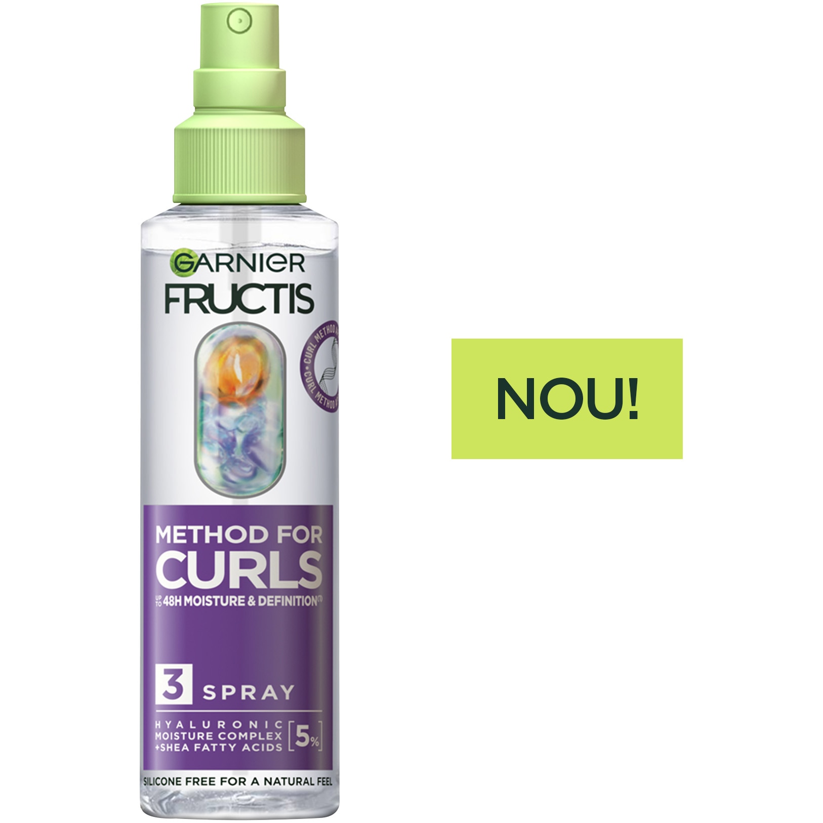 Spray Garnier Fructis Curls Method pentru definirea buclelor, 150 ml ...