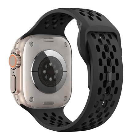 Curea ceas din silicon compatibil Apple Watch 10, Design sportiv din ...