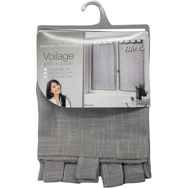 Perdea scurta bucatarie HALTONA, 60 x 160 cm, 2 bucati - eMAG.ro