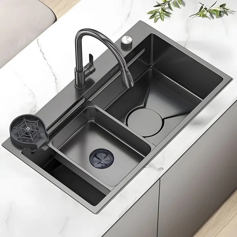 Chiuveta Multifunctionala pentru Bucatarie SMACK XO7546, Inox, Gri ...