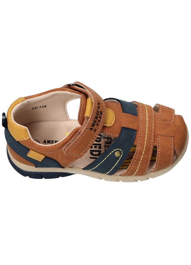 Sandale pentru Copii, American Club, Xd138, Brant din Piele Naturala ...