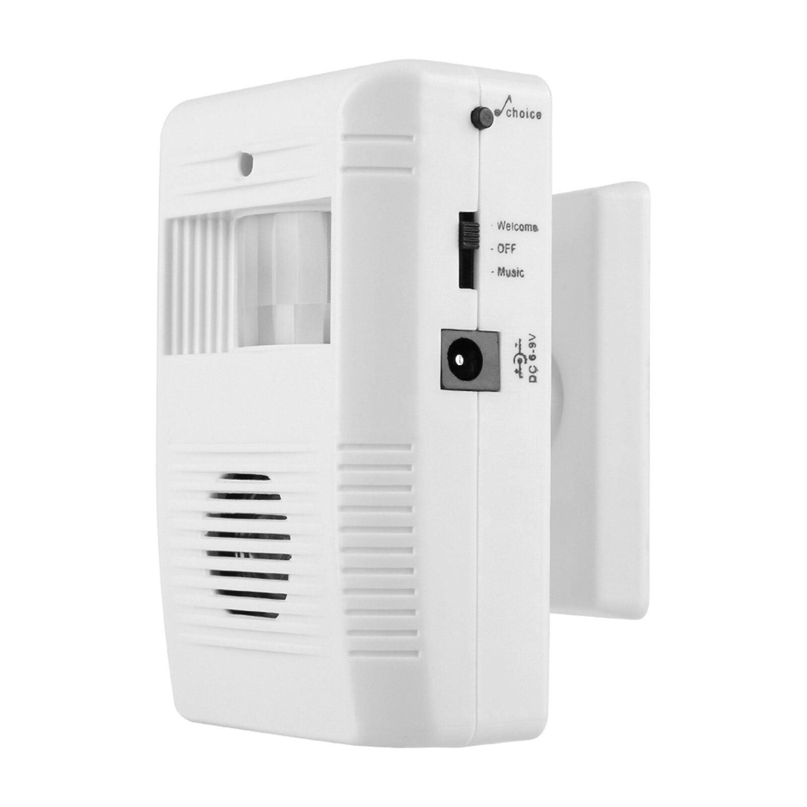 Senzor de miscare cu 16 melodii, alarma de intrare, suport rotativ, 85 ...