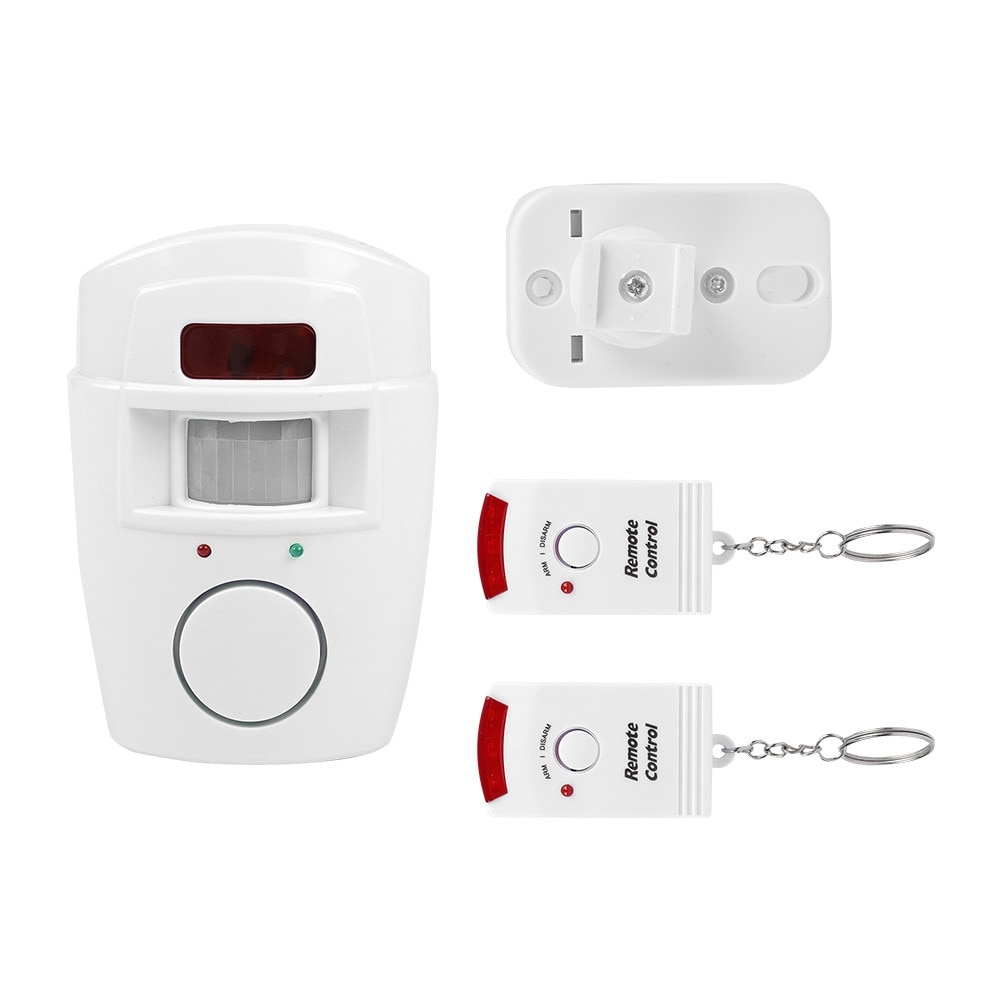 Sistem de alarma de securitate cu senzor de miscare PIR fara fir, 2 ...