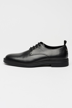 BOSS, Pantofi derby de piele Calev, Negru, 40 - eMAG.ro