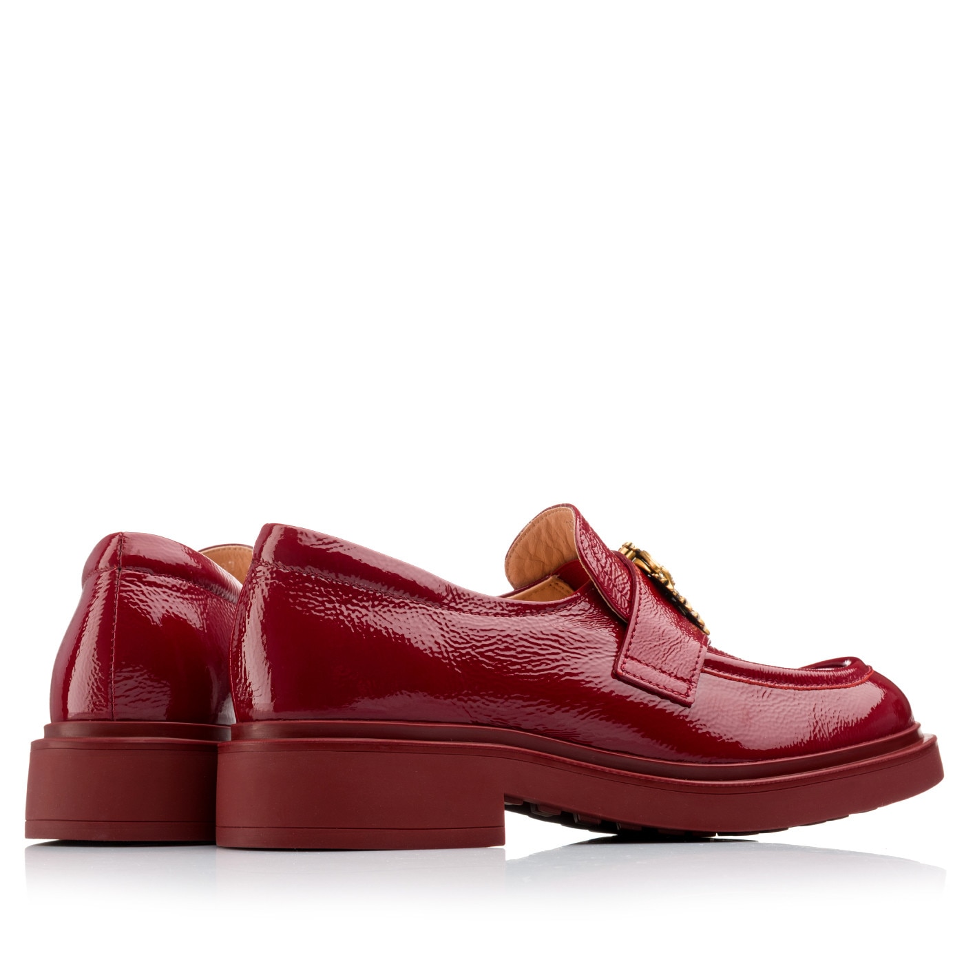 Pantofi dama, Musette, CAMILLA A241, Piele lacuita, Bordeaux - eMAG.ro