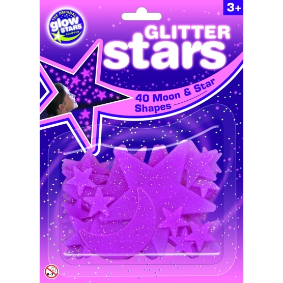 Stele roz fosforescente, The Original Glowstars Company - eMAG.ro