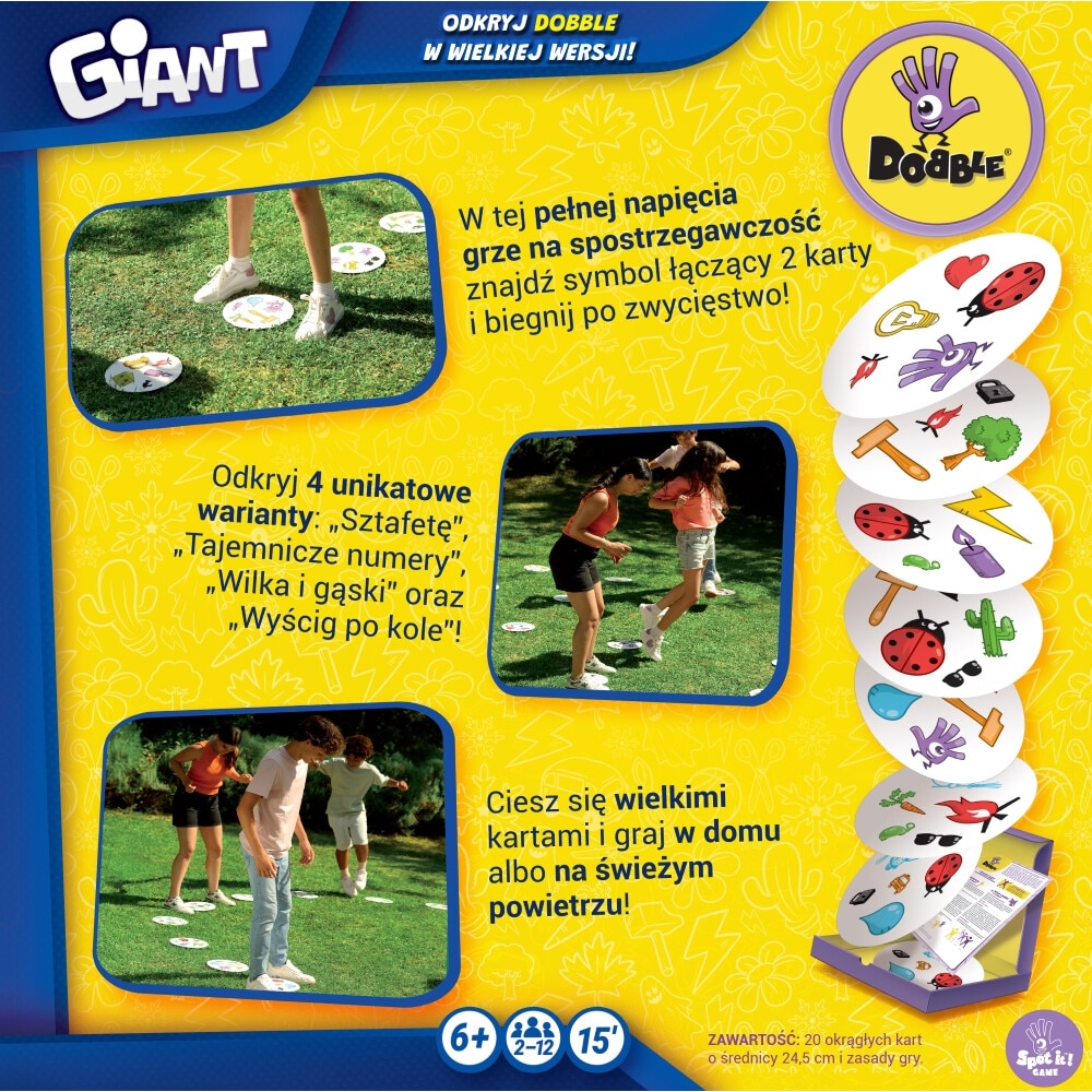Jocuri de societate, Dobble Giant, 27567, multicolor, set - eMAG.ro