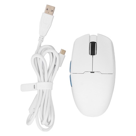 Mouse wireless gaming, alb, 3 moduri, 26000 DPI, reincarcabil - eMAG.ro