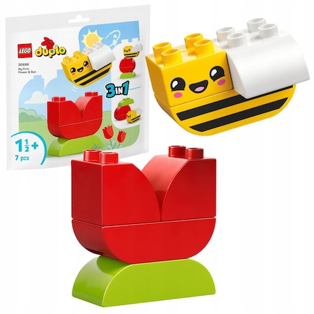 Set de constructie LEGO Duplo 30686 Prima mea floare si albina, 7 ...