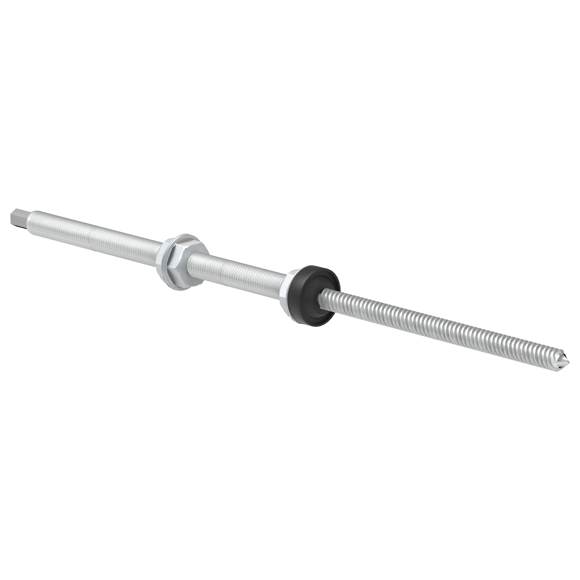 Set complet Surub Tip Ancora Hanger Bolt, Pentru Prindere Panou Solar ...