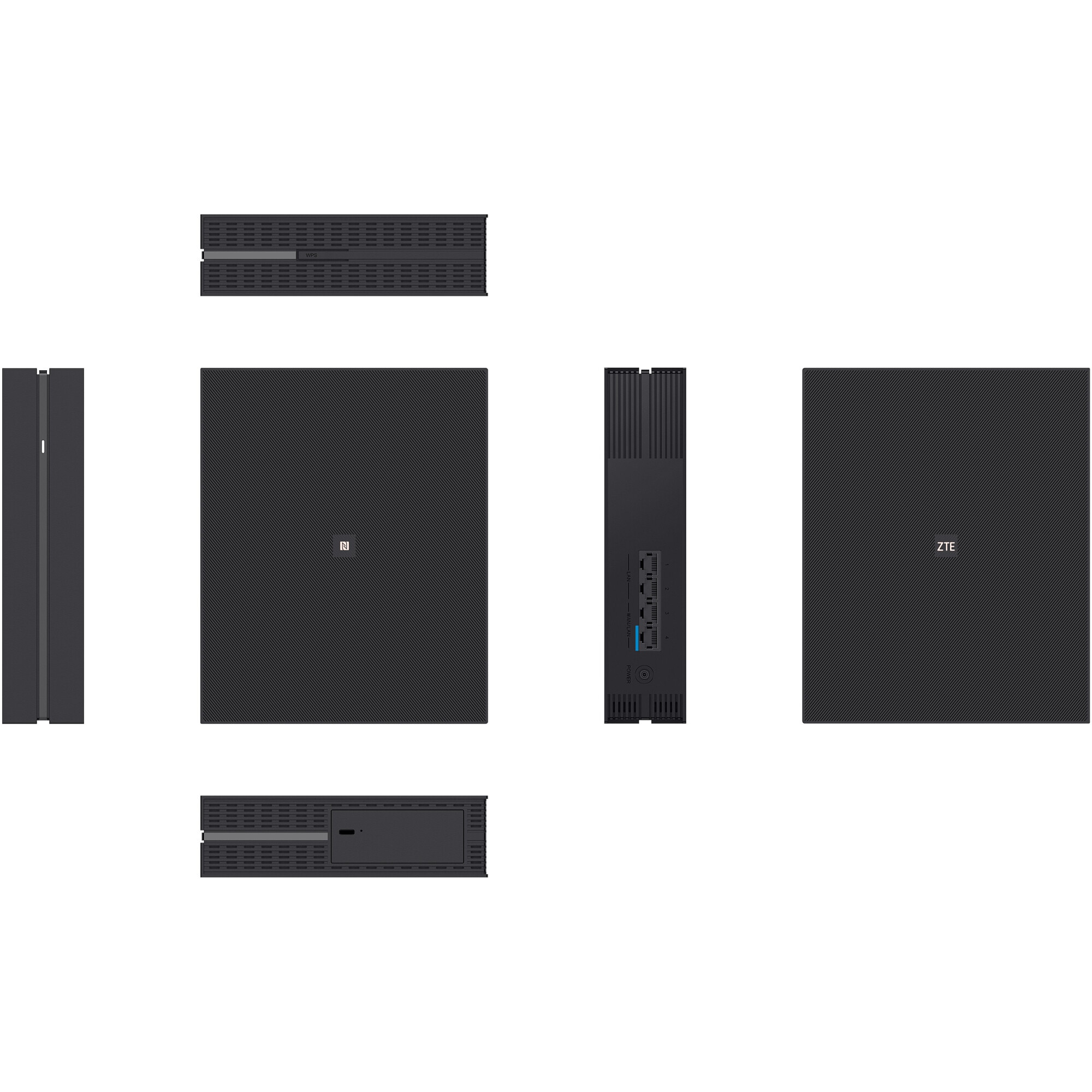 Router Wireless ZTE T5400, AX5300, Dual-Band, Wi-Fi 6, zLink Boost ...